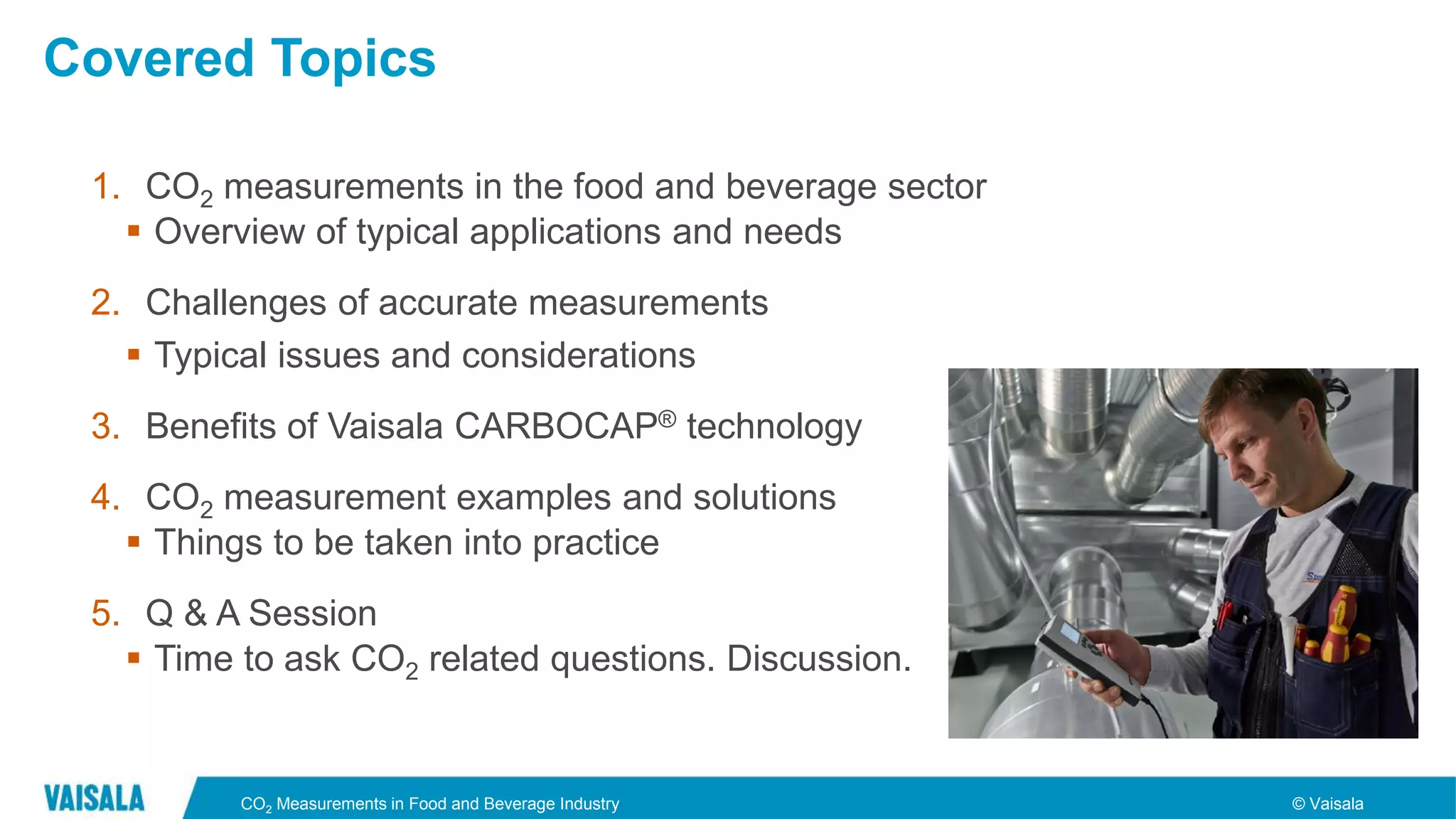 CO2 Measurements in Food and Beverage Industry | PPT