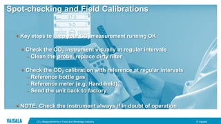 CO2 Measurements in Food and Beverage Industry | PPT