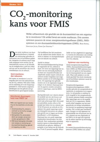 Co2 Monitoring Kans Voor Fmis | PDF