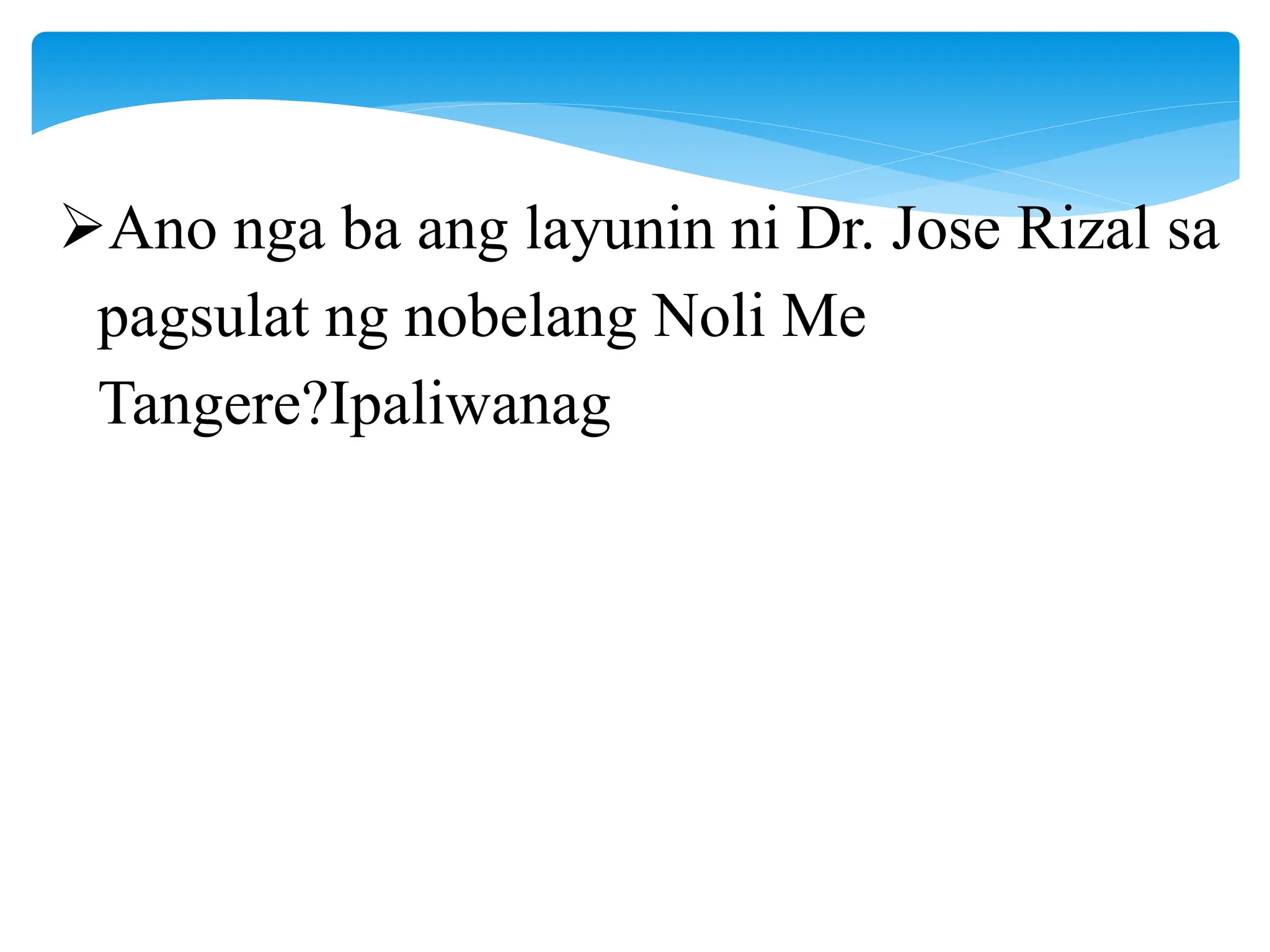 Tungkop sa Kasaysayan ng Nobelang Noli Me Tangere | PPTX