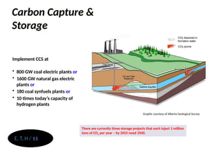 Geological Storage of Carbon Dioxide Workshop notes | PPTX