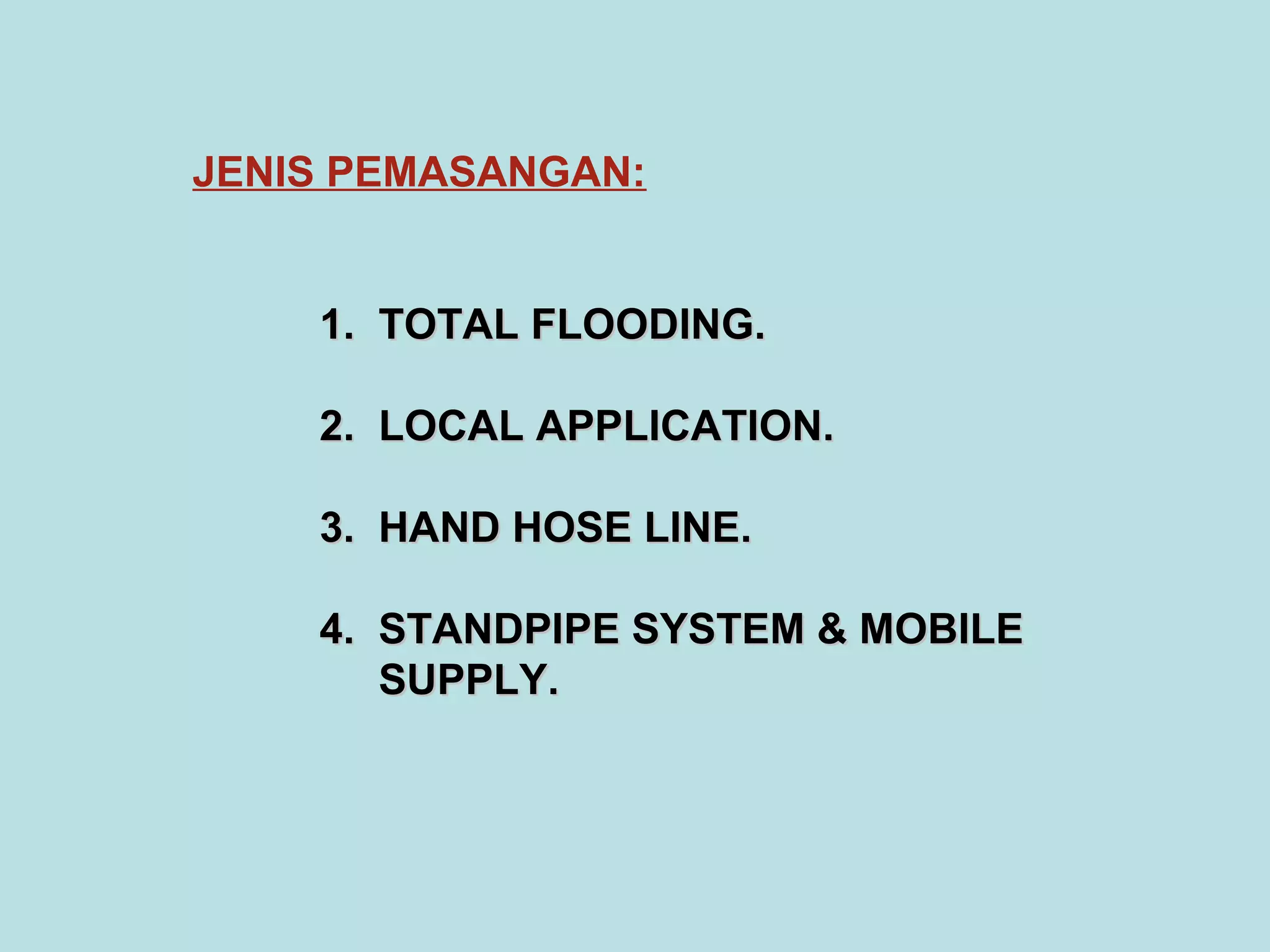 Sistem pemadam api jenis Co2 system | PPT