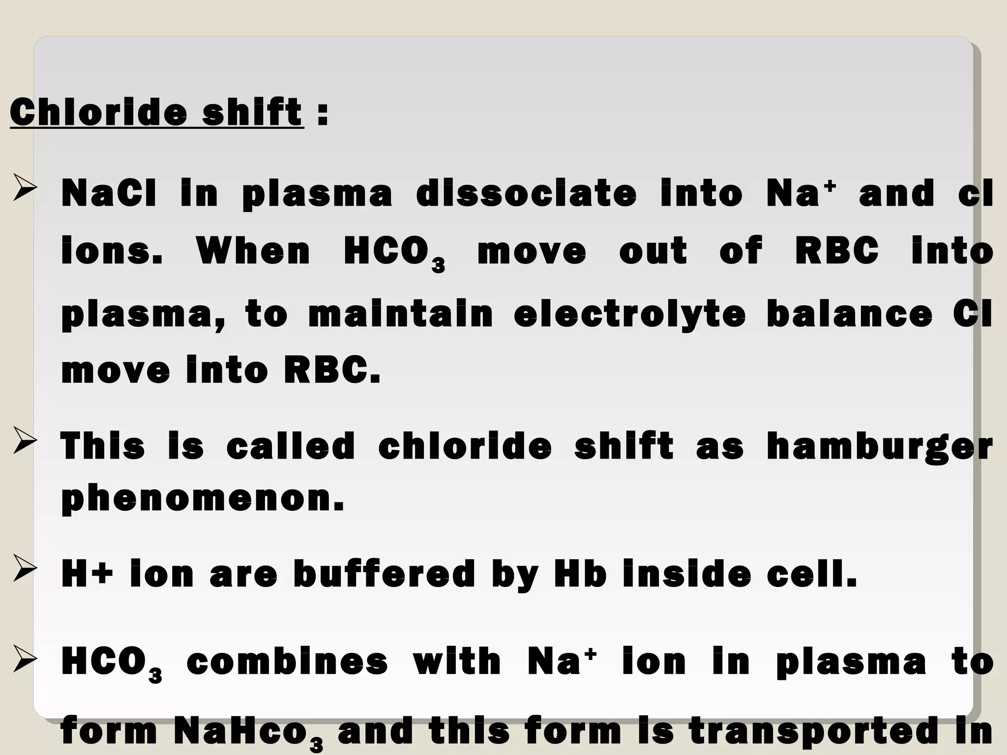 Co2 transport in blood | PPT