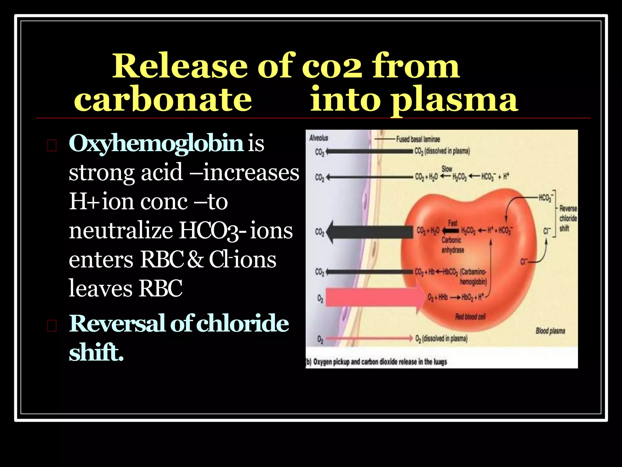 Transport of carbon dioxide | PPTX