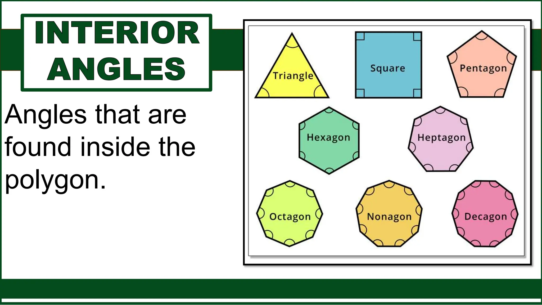 MATHEMATICS 7-SUM OF THE INTERIOR ANGLES | PPTX