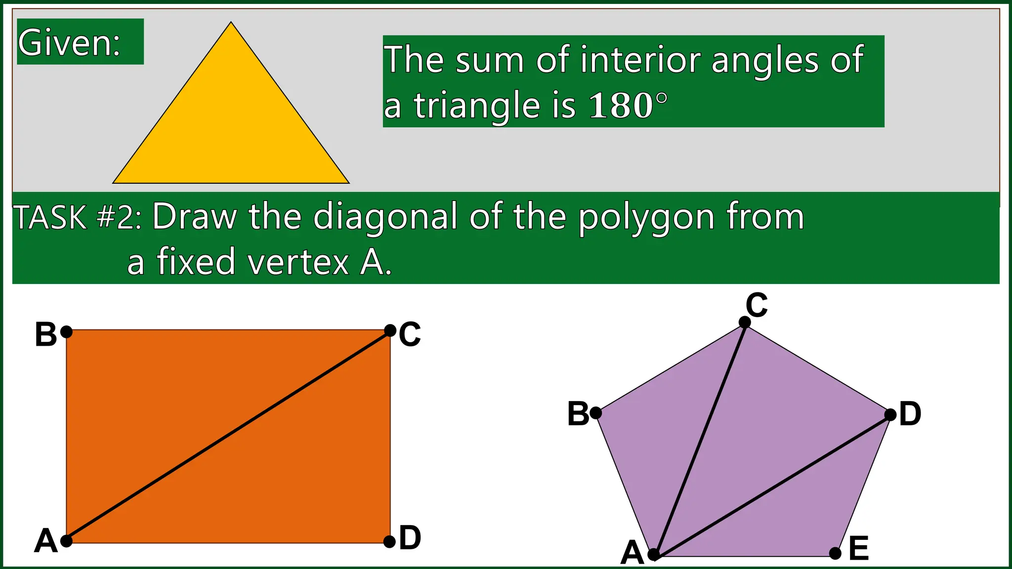 MATHEMATICS 7-SUM OF THE INTERIOR ANGLES | PPTX
