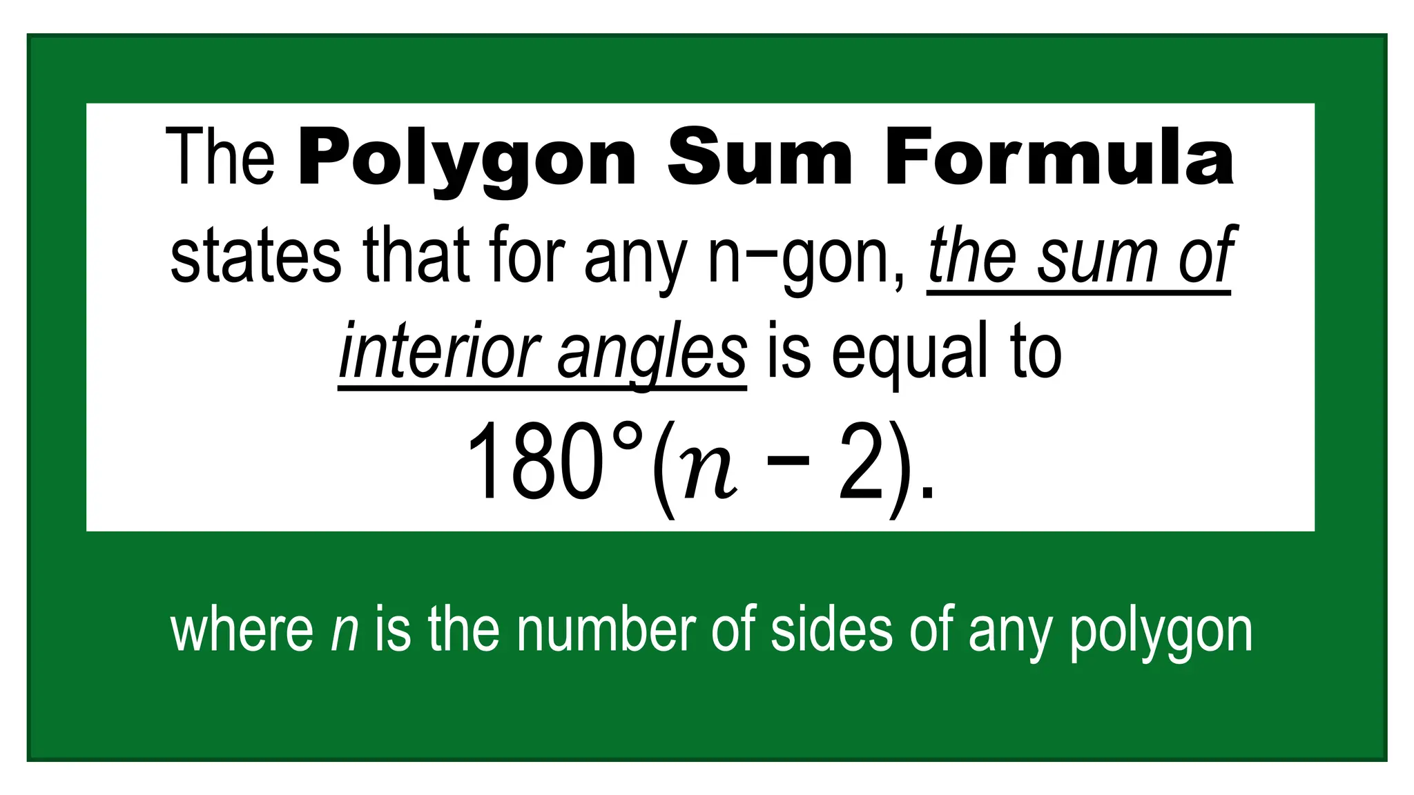 MATHEMATICS 7-SUM OF THE INTERIOR ANGLES | PPTX