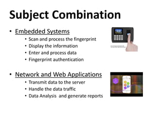 Smart Attendance Marking System (SAMS) Project Proposal | PPTX