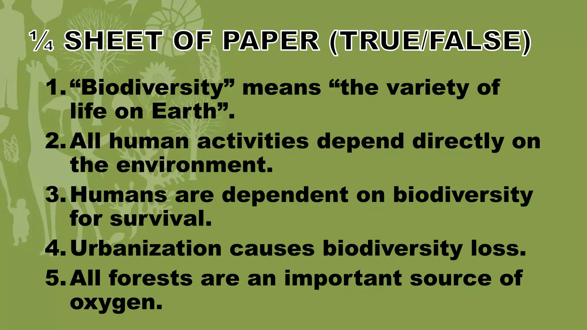 Biodiversity Presentation - Science 8: Fourth Quarter | PPTX
