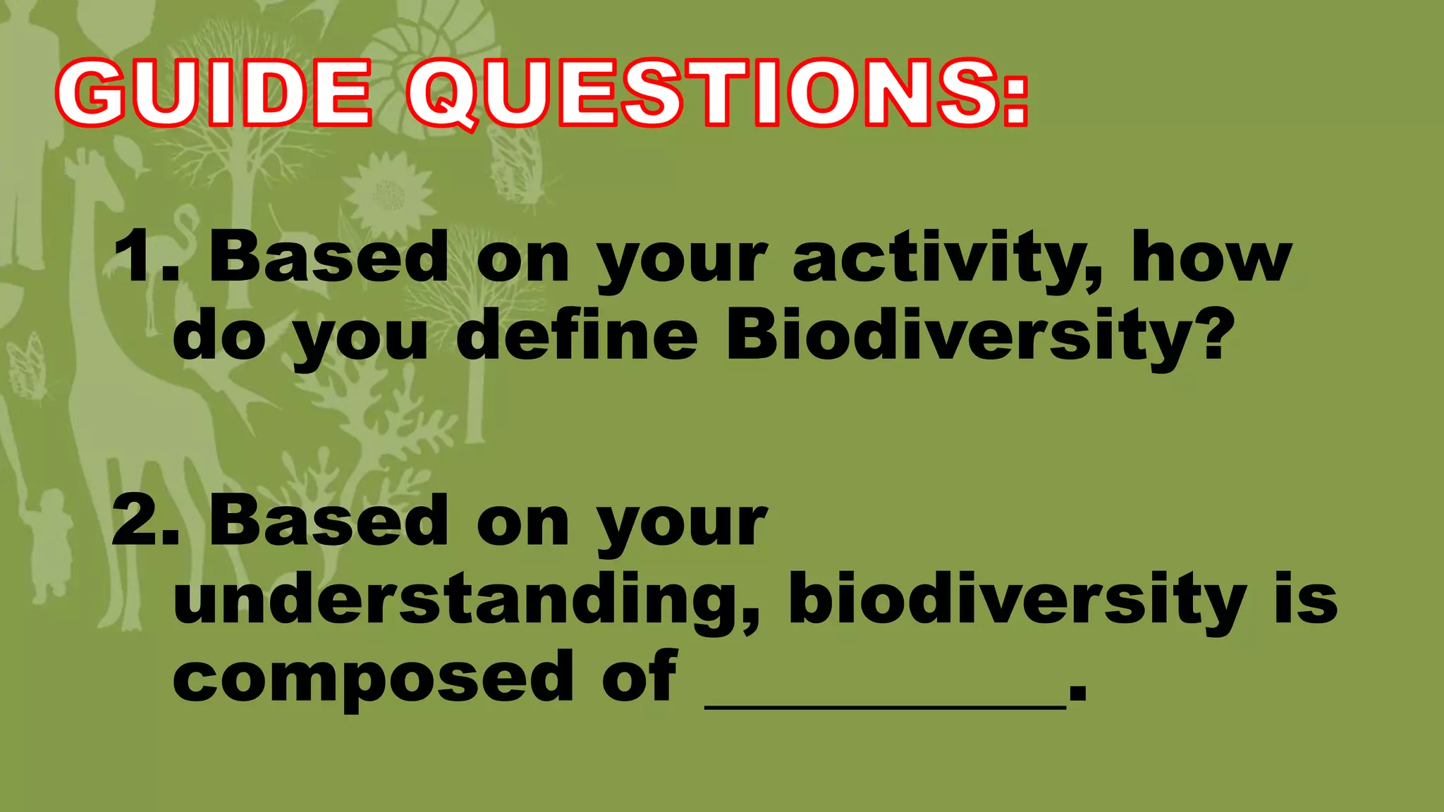 Biodiversity Presentation - Science 8: Fourth Quarter | PPTX
