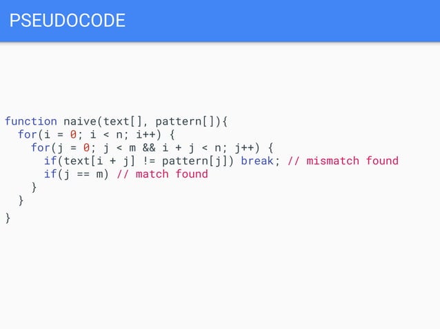 String Matching (Naive,Rabin-Karp,KMP) | PPTX