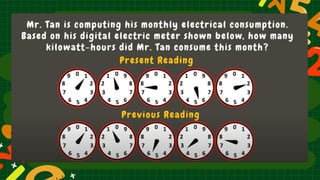 READING AND INTERPRETING ELECTRIC AND WATER METER | PPTX