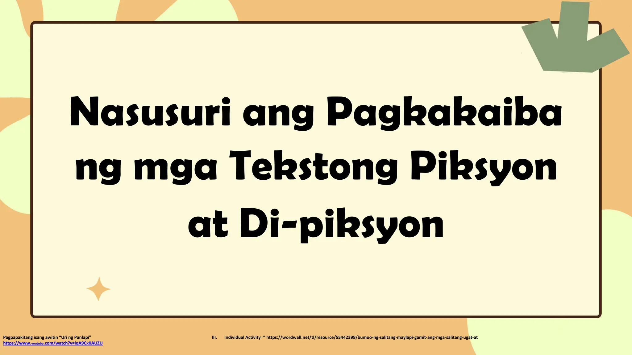 complete lesson plan in filipino for classroom observation | PPTX