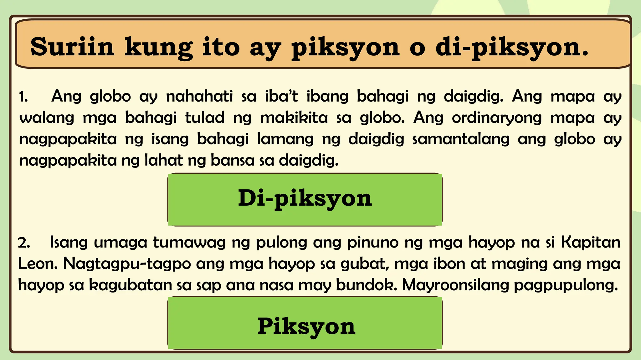 complete lesson plan in filipino for classroom observation | PPTX