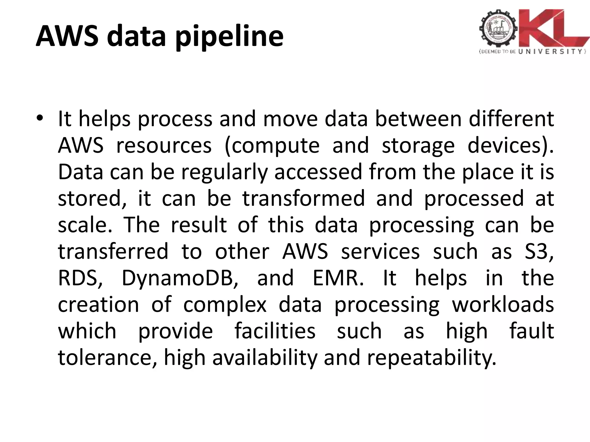 Co 4, session 2, aws analytics services | PPT