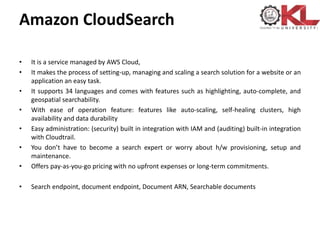 Co 4, session 2, aws analytics services | PPT