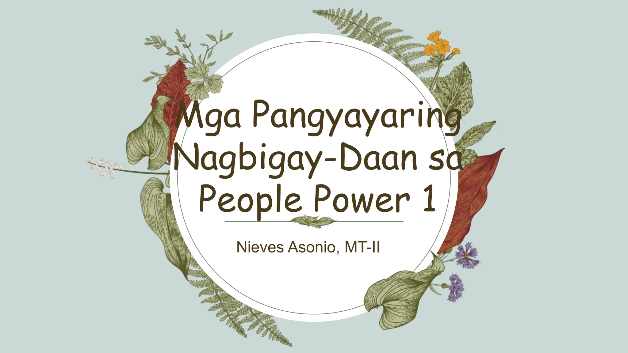 Araling Panlipunan 6 4th Quarter Mga Pangyayaring nagbigay daan sa ...