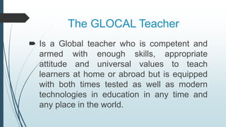 Co5 on becoming global teachers | PPTX