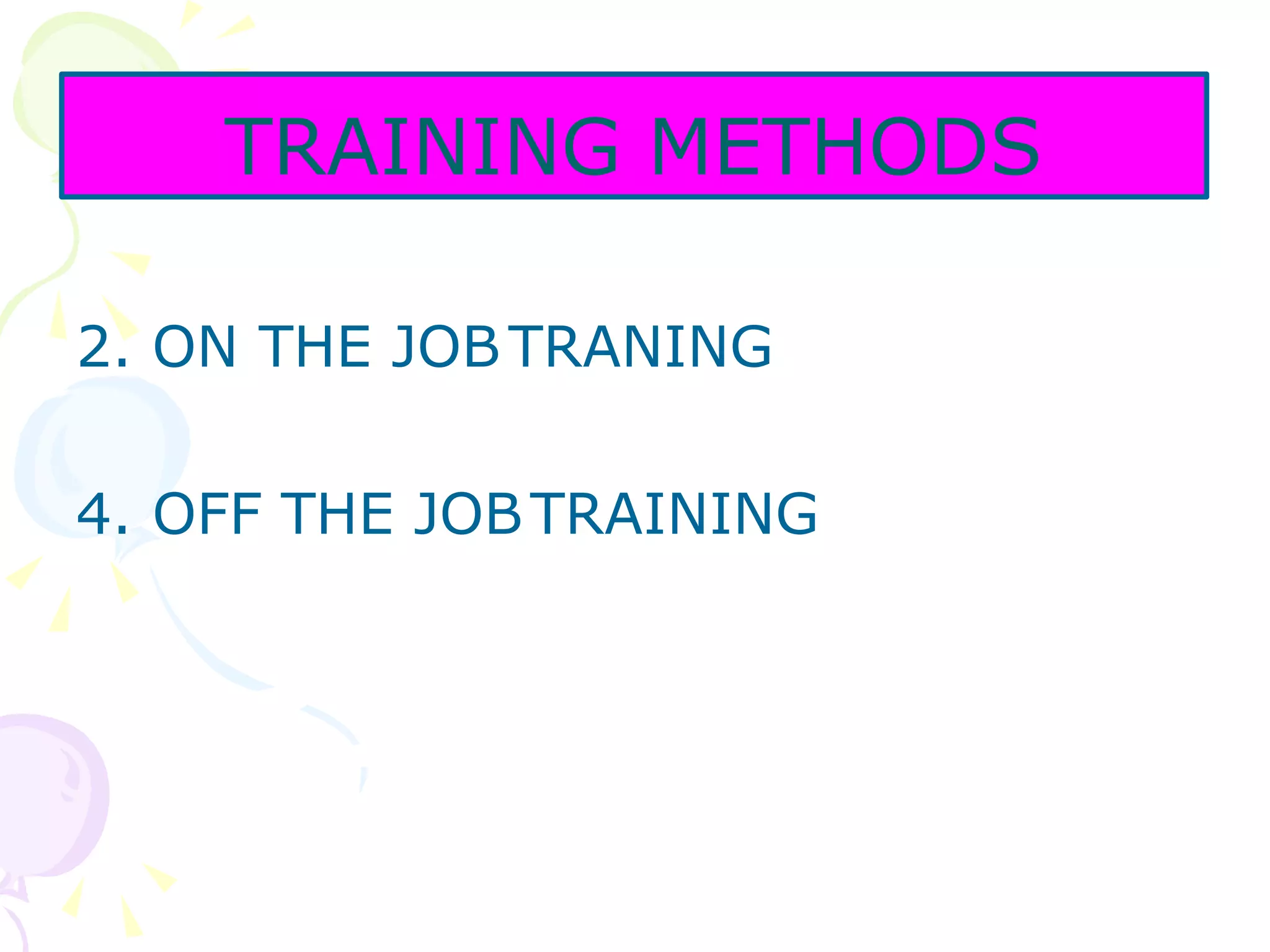 Co 7 training and-development | PPTX | Vocational Training | Careers