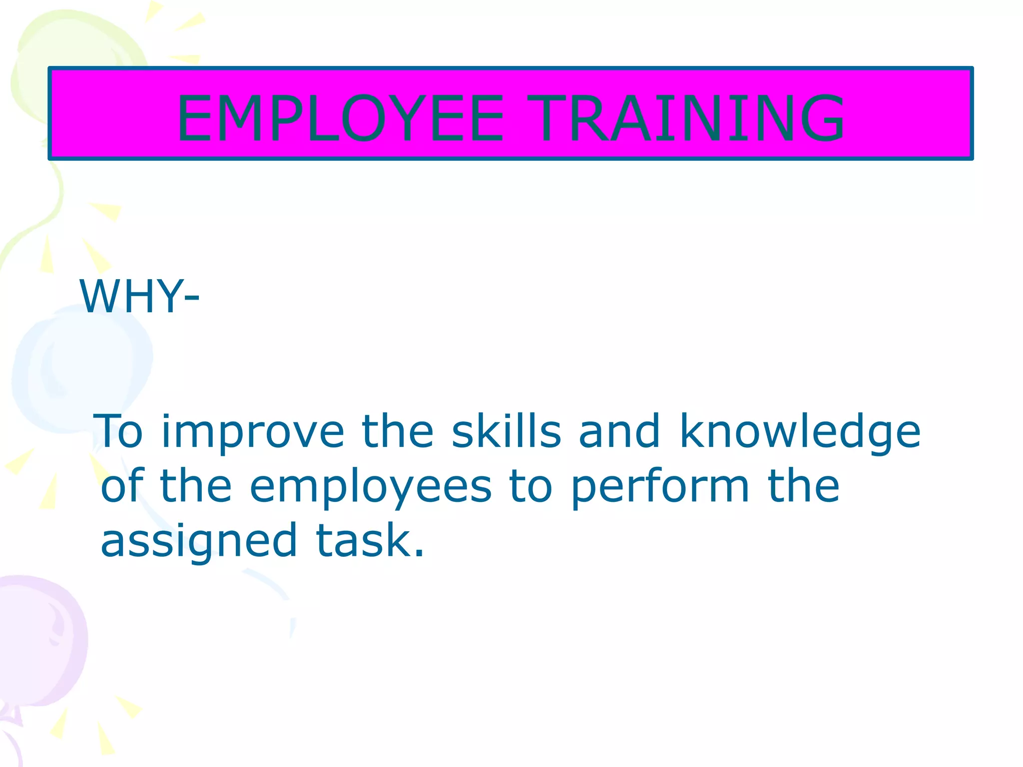 Co 7 training and-development | PPTX | Vocational Training | Careers