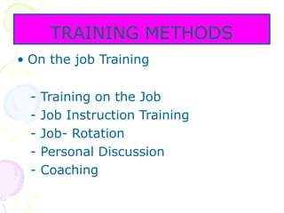 Co 7 training and-development | PPTX | Vocational Training | Careers