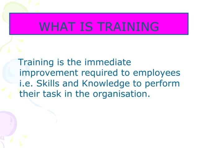Co 7 training and-development | PPTX | Vocational Training | Careers
