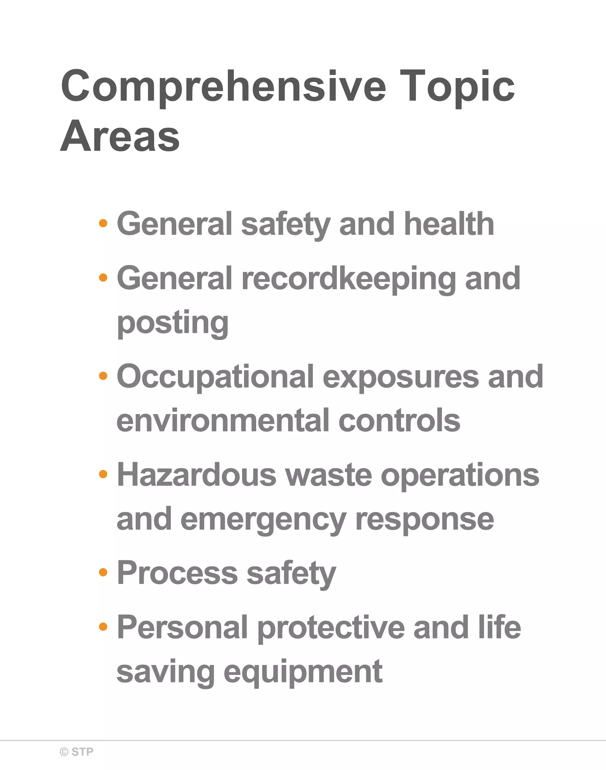 OSHA Auditing: Federal Compliance: Construction: The Complete Health ...
