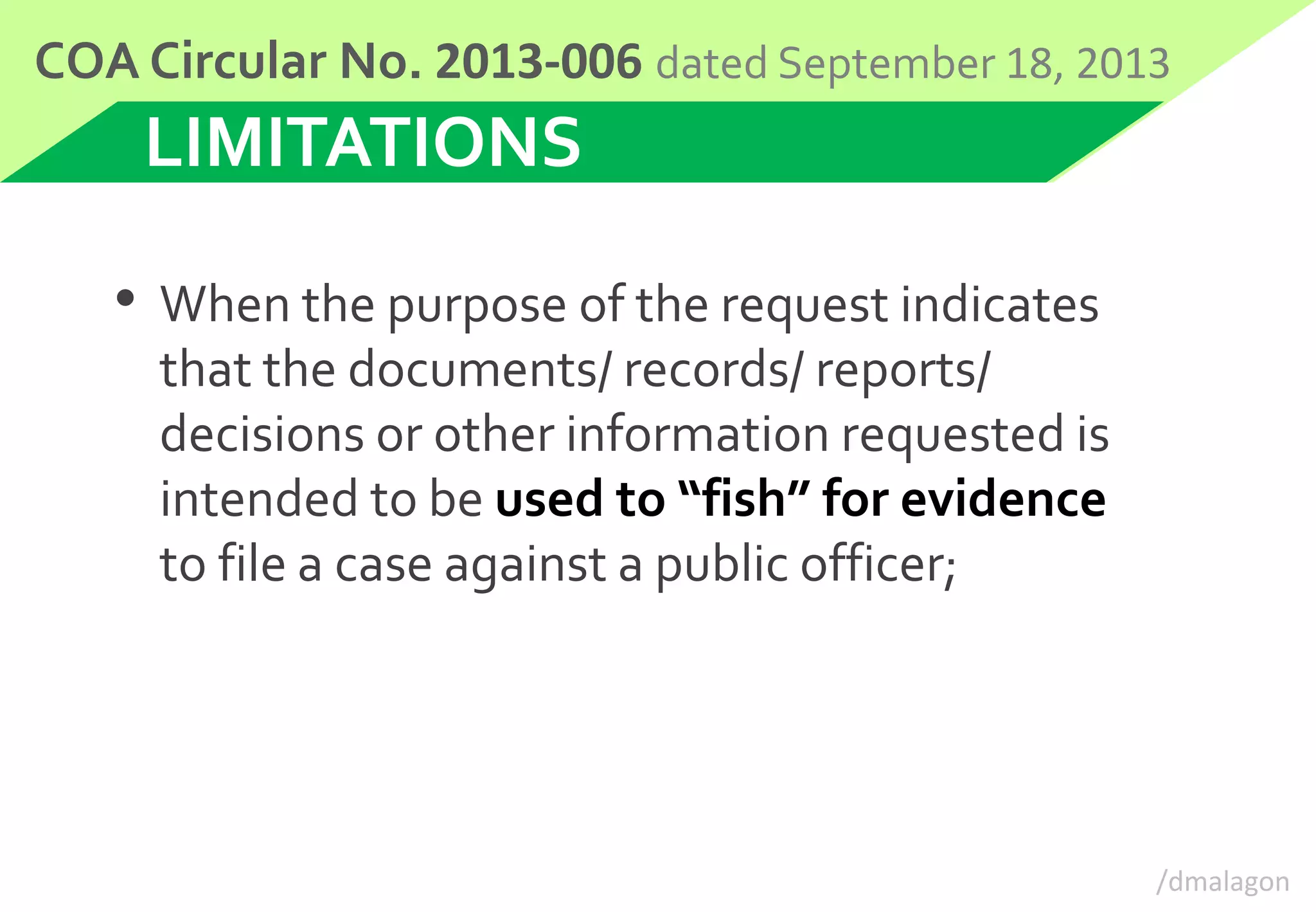 COA Presentation | PPSX