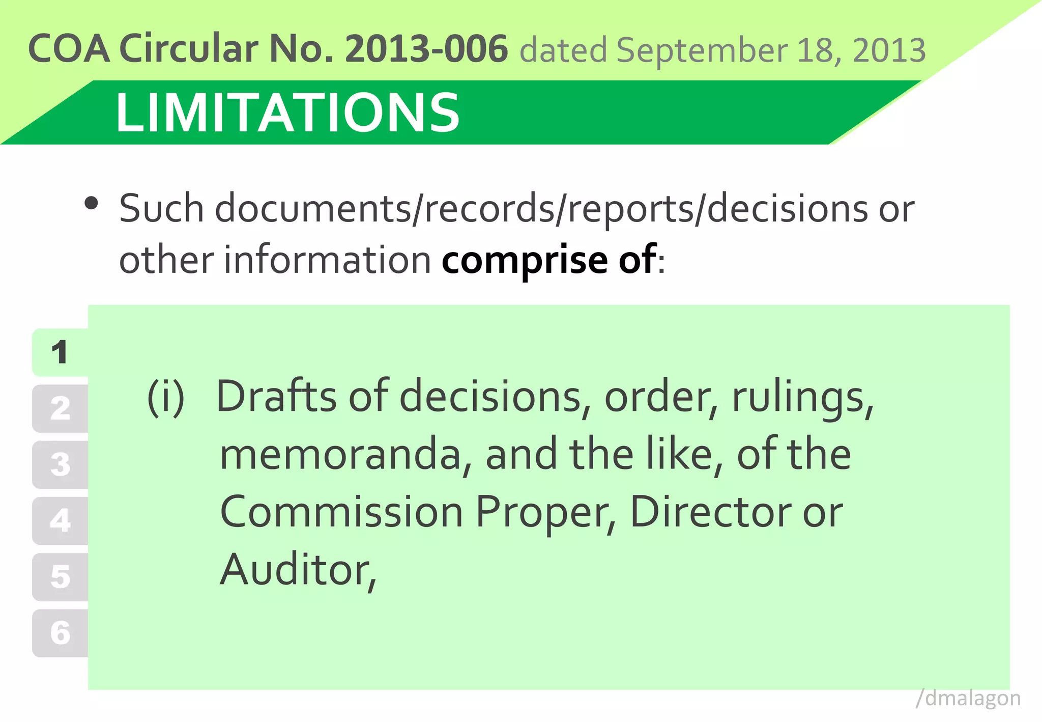 COA Presentation | PPSX