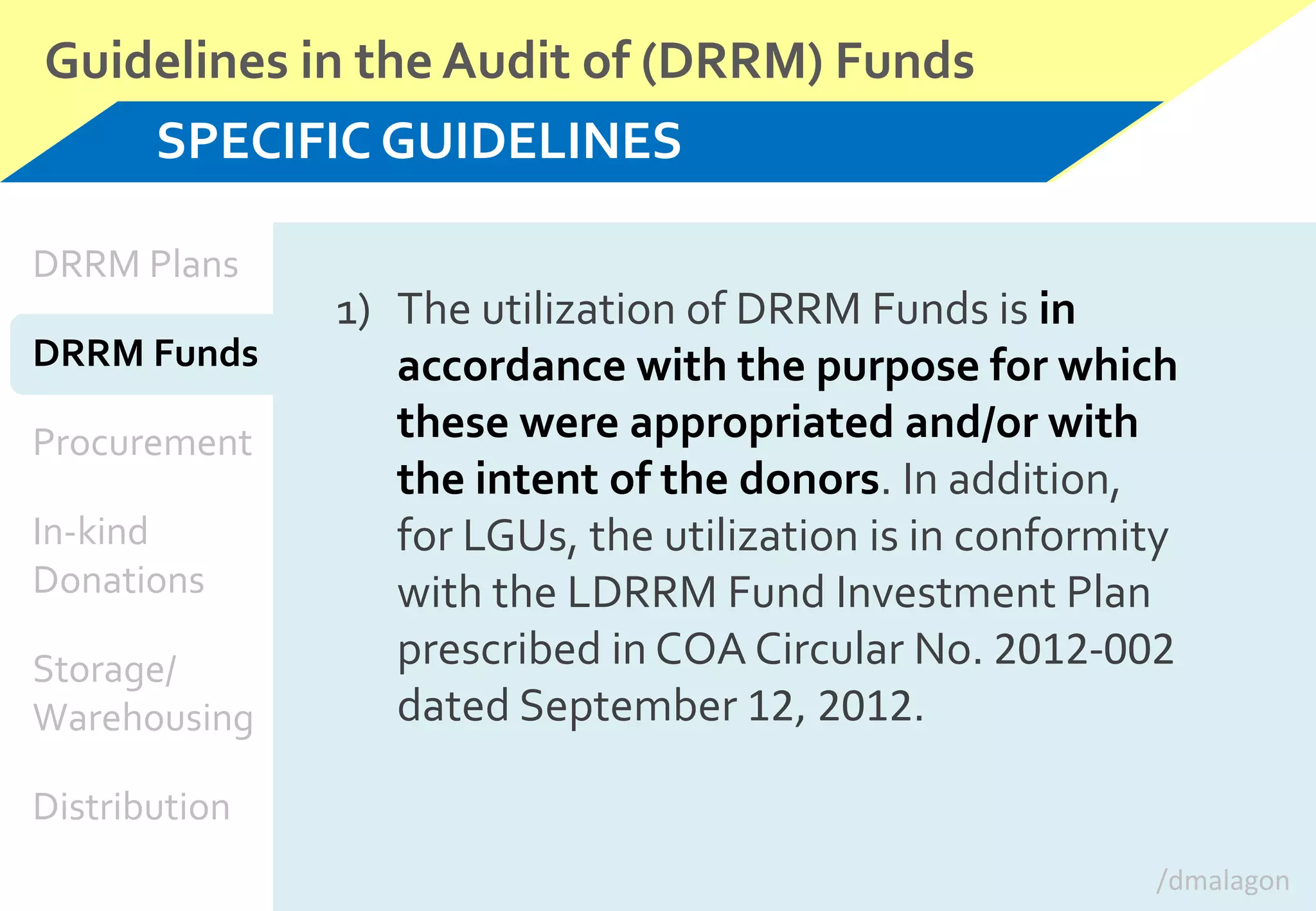 COA Presentation | PPSX
