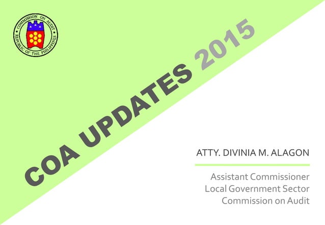 COA Presentation | PPSX | Law