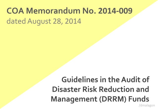 COA Presentation | PPSX | Law