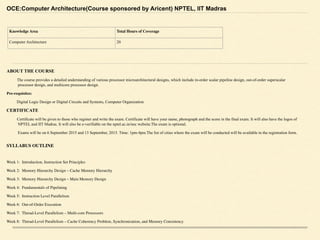 Computer Organisation and Architecture Teaching Trends | PDF