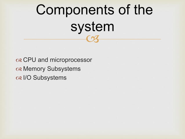 computer organization and architecture | PPTX | Computing | Technology & Computing