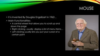 Input And Output Devices | PPT