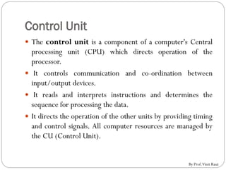 Overview of Computer Architecture and Organization | PPT