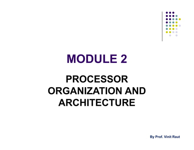 Processor Organization and Architecture | PDF | Operating Systems | Computer Software and ...