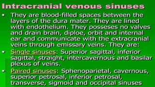 meninges, Dural sinuses and CSF circulation.pptx