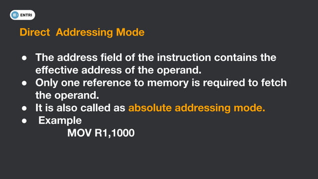 Addressing modes in computer organization | PDF
