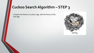 Cuckoo Search Algorithm - Beyazıt Kölemen | PPT
