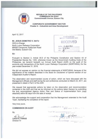 Coa annual audit report 2016 | PDF