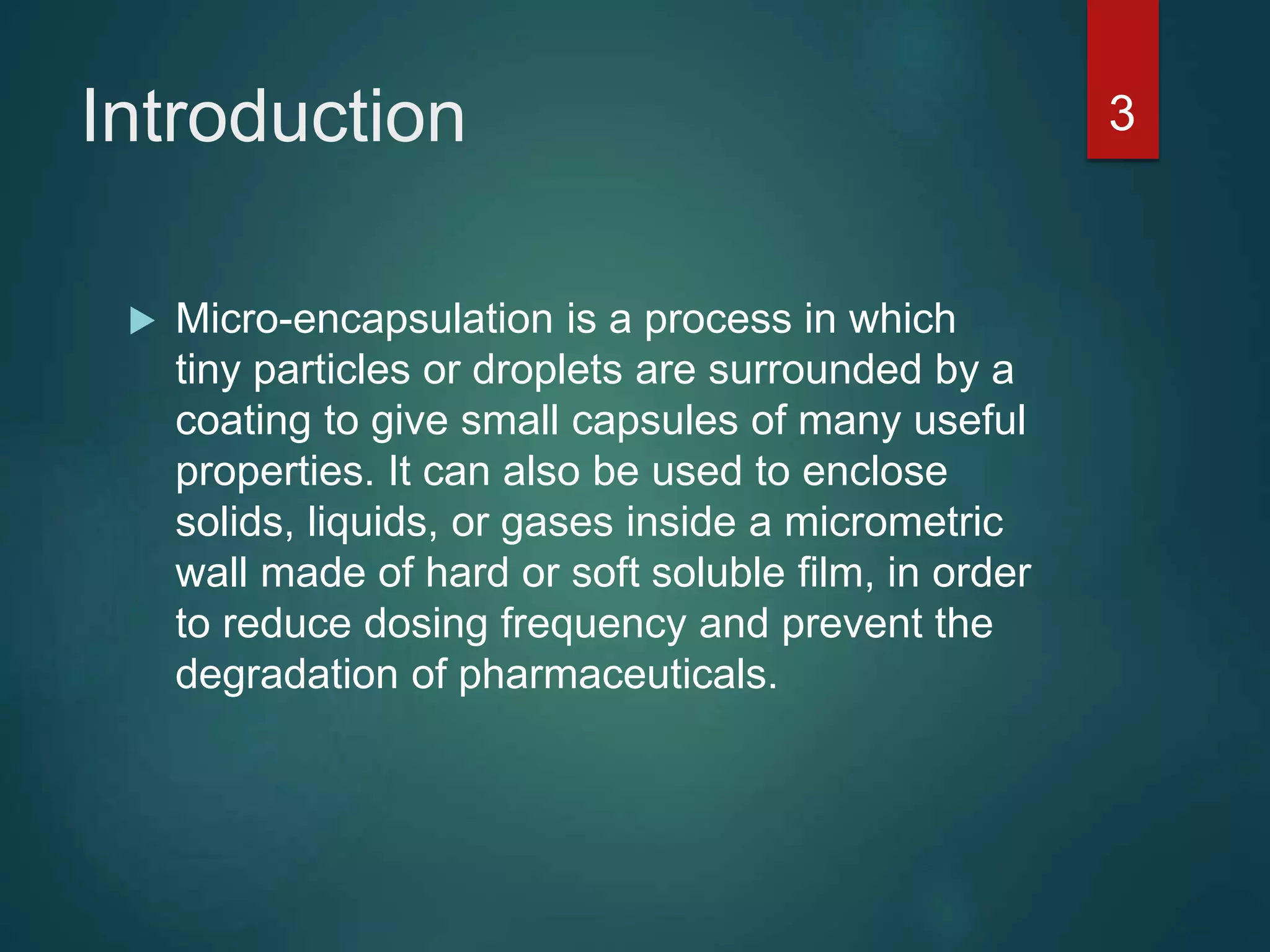 Coacervation Phase Separation Techniques | PPTX