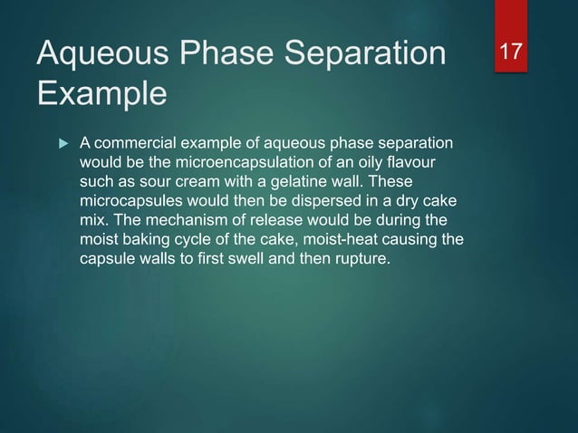 Coacervation Phase Separation Techniques | PPTX