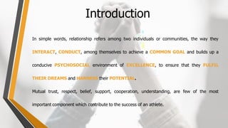 Coach- athlete Relationship.pdf teaching | PDF