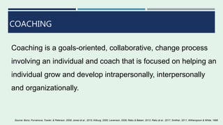 Coaching From an Organizational Development Perspective | PPT