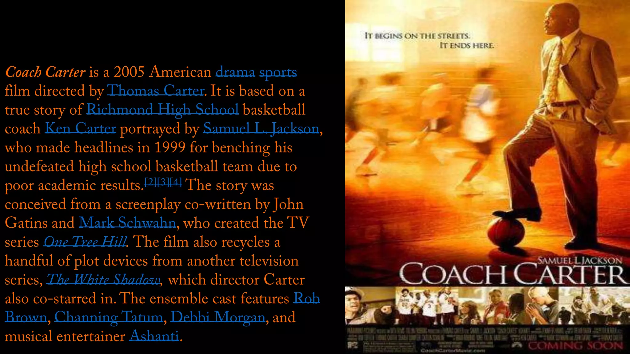 Coach Carter Presentation | PPTX