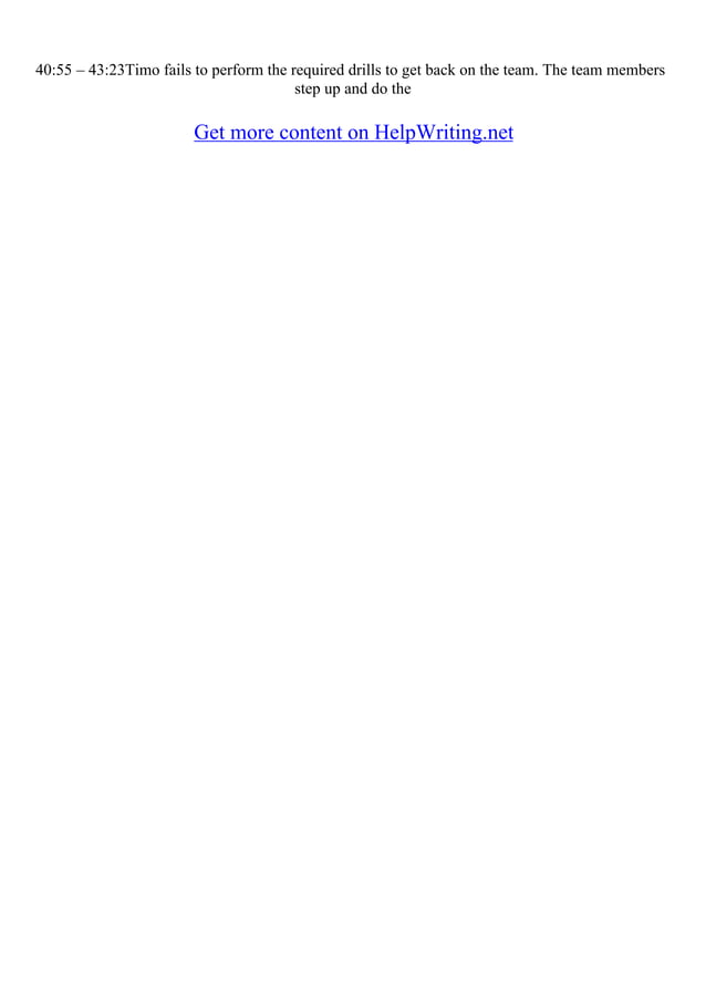 Coach Carter Essay | PDF