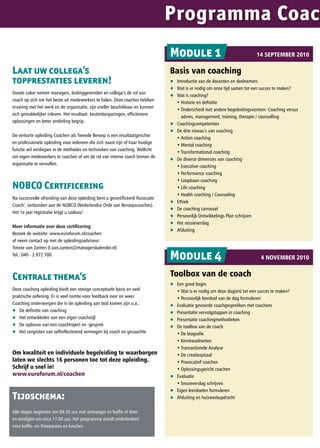 Coachen Als Tweede Beroep | PDF