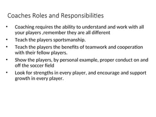 SOUTHDOWN FOOTBALL CLUB-coaches roles.ppt