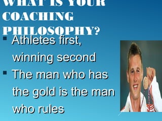 Coaching Philosophy and Planning | PPT
